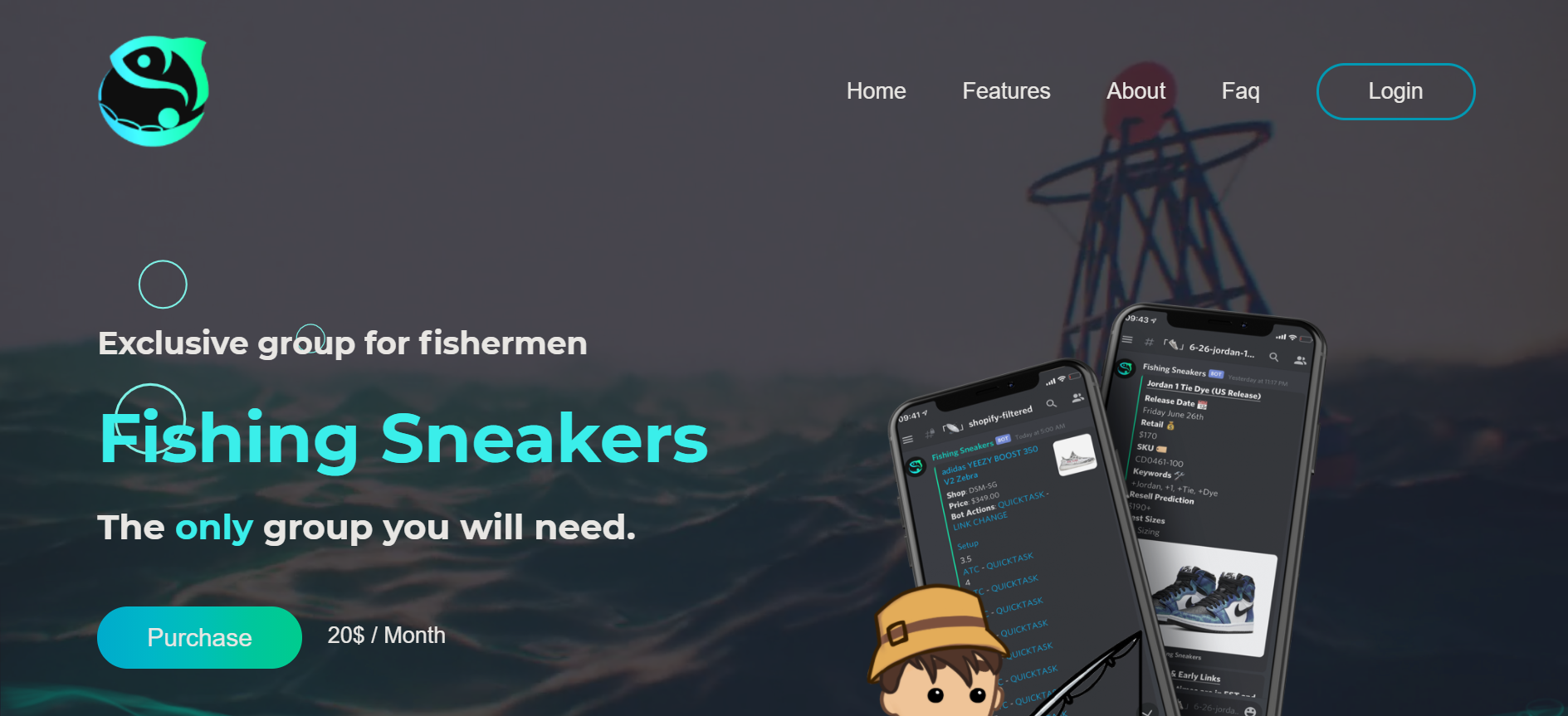TimeToCop - Fishing Sneakers info - Sneaker cook groups