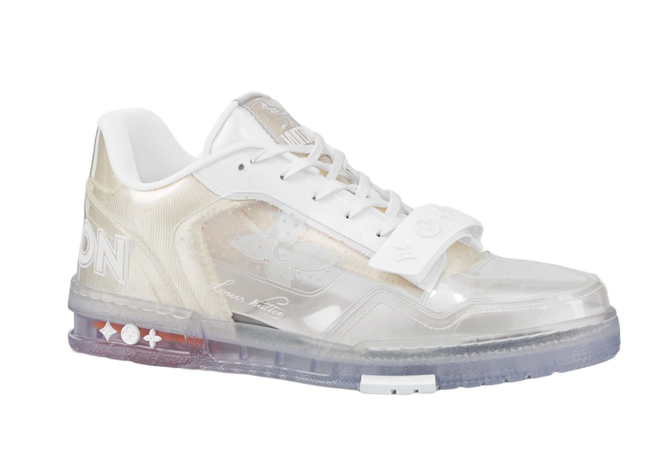 Louis Vuitton Trainer White Transparent - TimeToCop