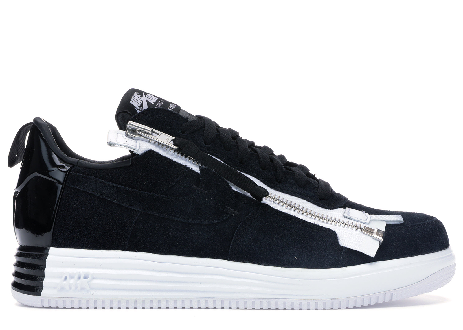 Nike Lunar Force 1 Low Acronym Black White - TimeToCop