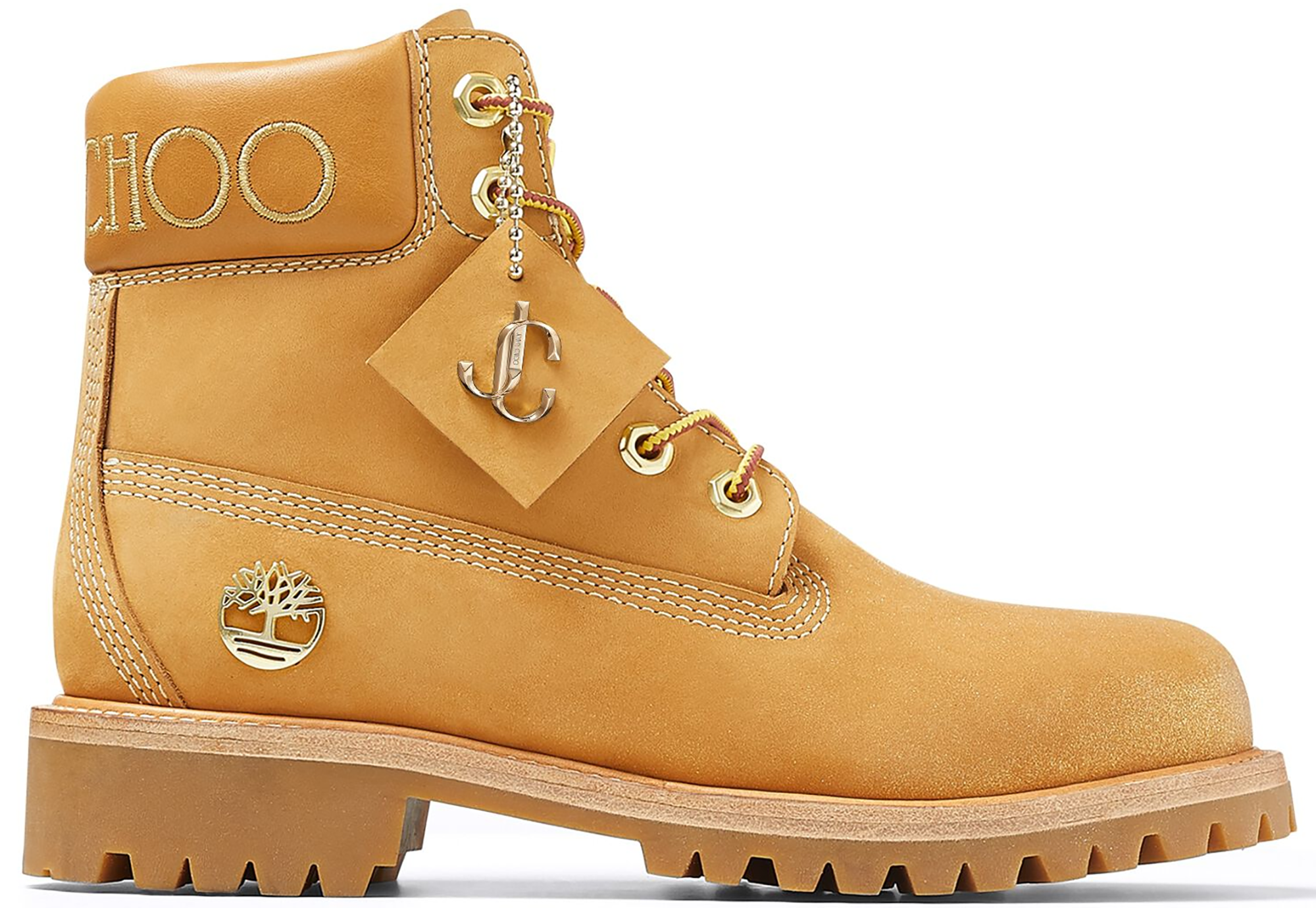 Timberland 6" Jimmy Choo Premium Wheat Gold Glitter (W) - TimeToCop